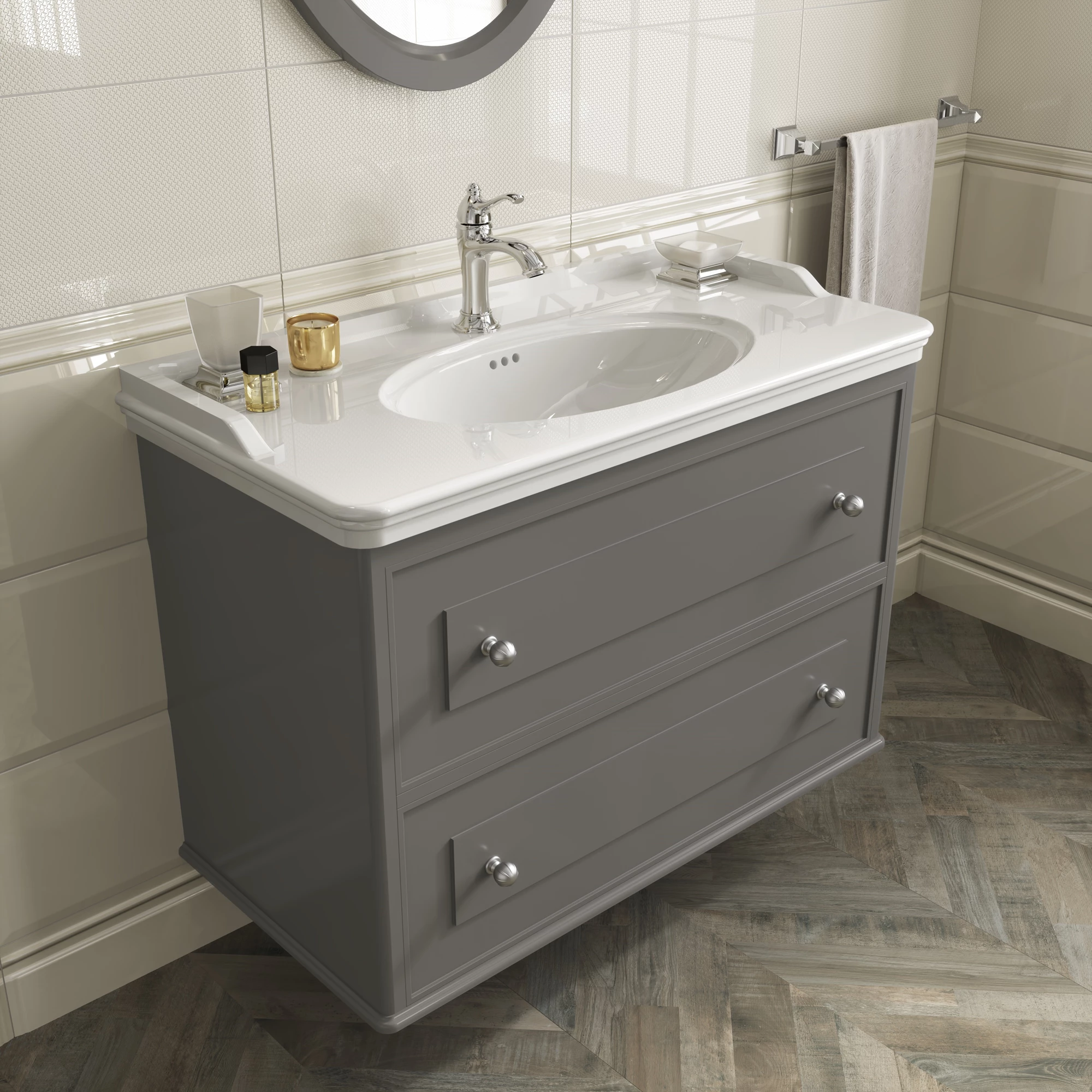 Artdeco Shelf Washbasin 80X50 cm