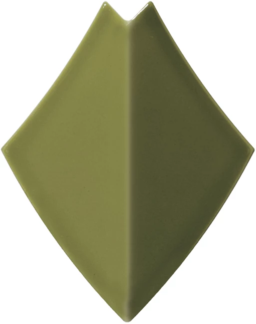 Reptile Glossy Dark Green Snake Wall Tile 16x20