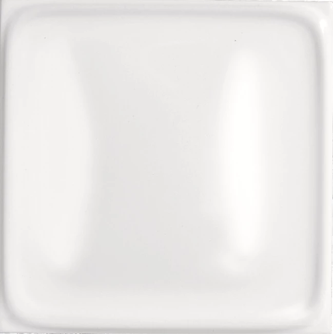 Reptile Glossy Opaque White Crocodile Wall Tile 17,5x17,5